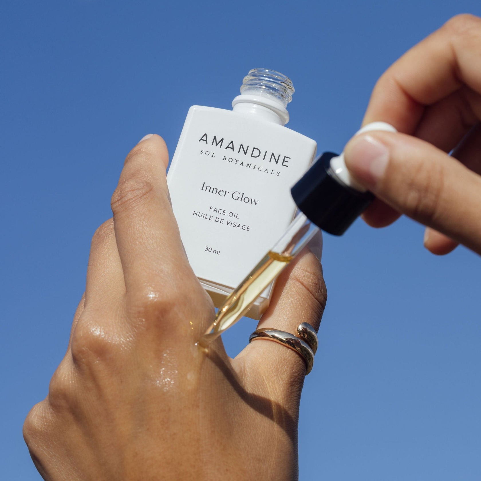 Inner Glow Multi-Correctional Face Oil – Amandine Sol Botanicals